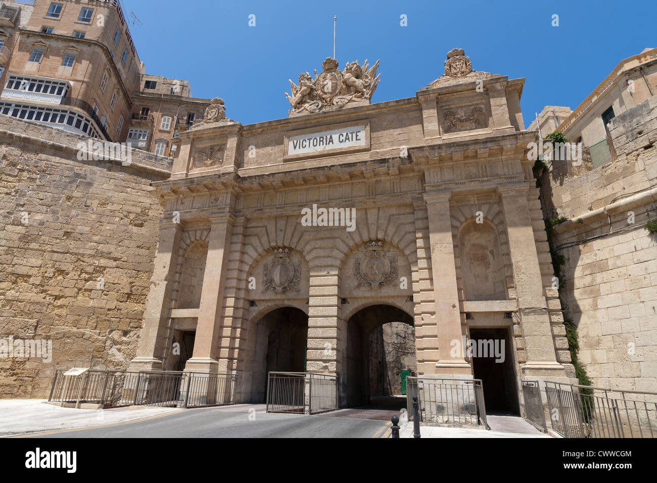 Victoria Gate also known as Porta Marina, main gate from the Grand ...