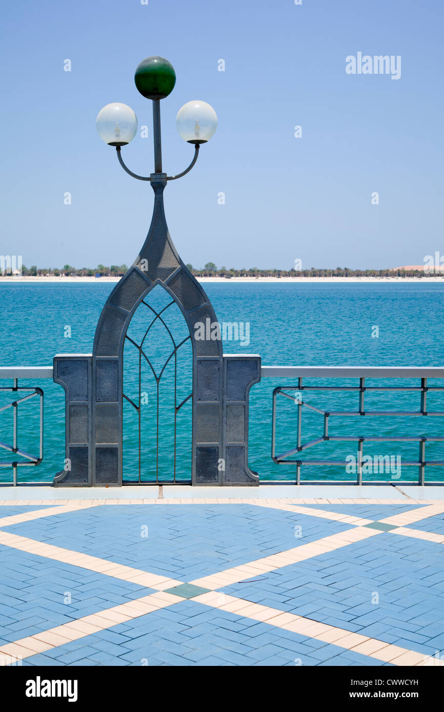 Promenade at Abu Dhabi, United Arab Emirates, Middle East Stock Photo ...