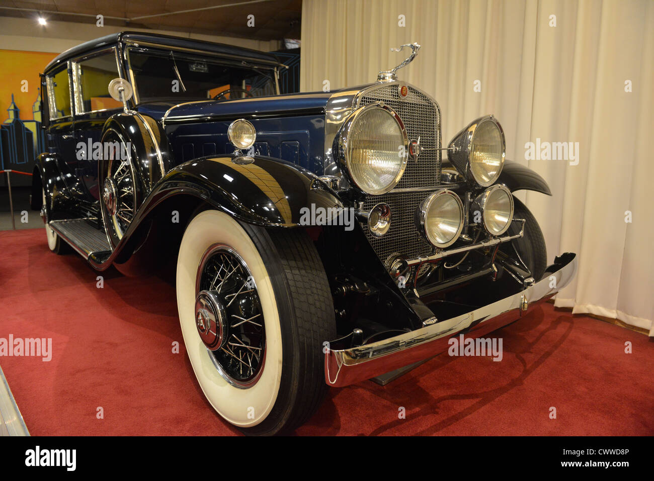 A vintage V16 Cadillac Stock Photo - Alamy