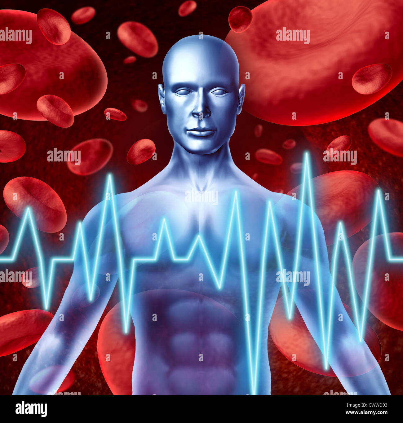 Stroke and heart attack warning signs medical symbol including loss of ...