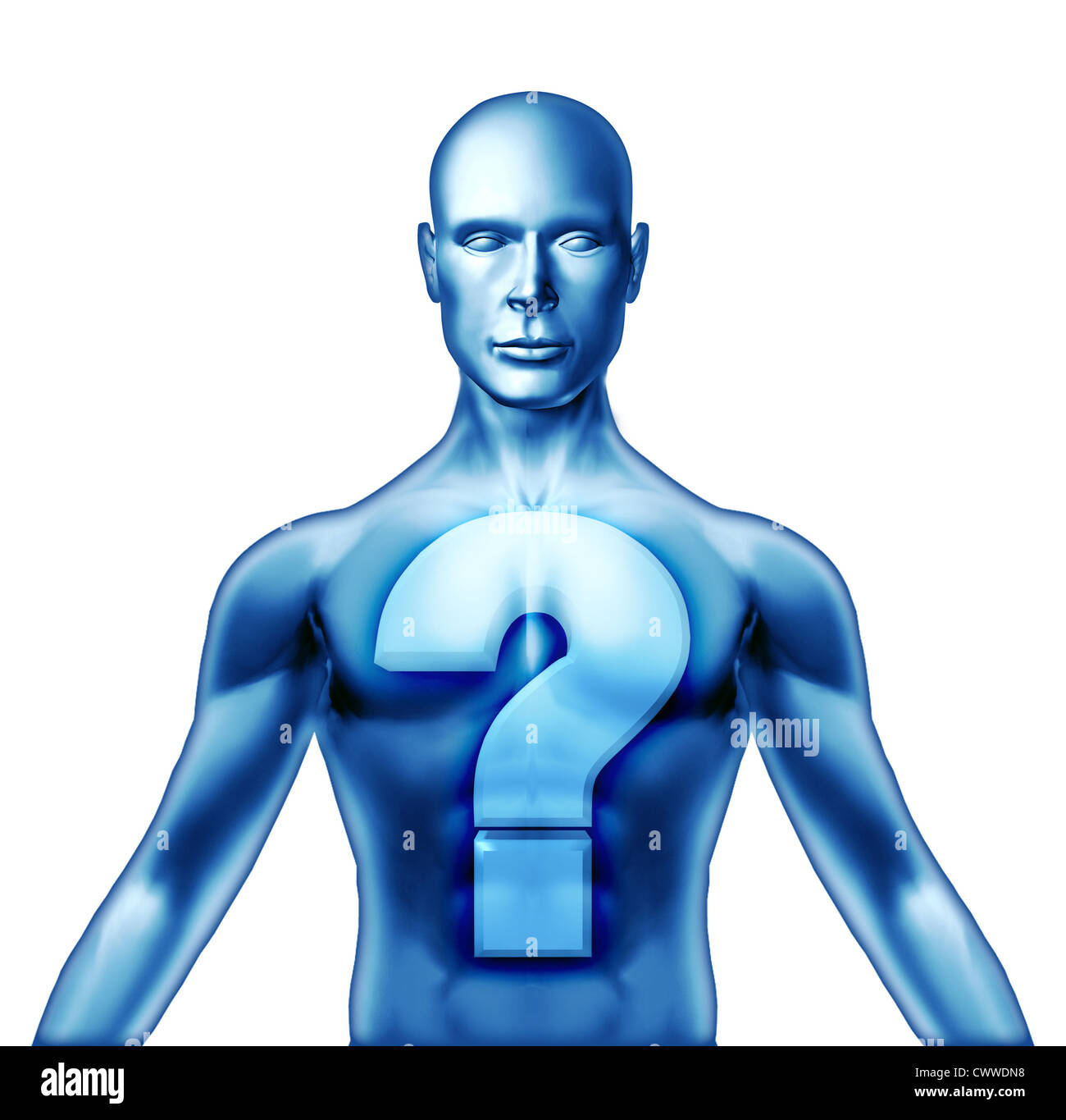 Health care questions and diagnosis of human symptoms of disease and ...