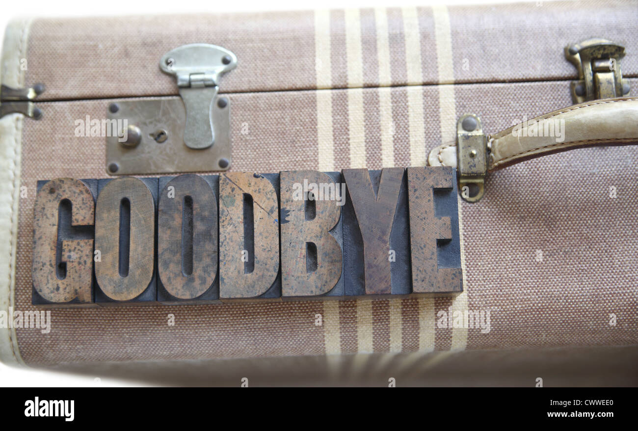 Goodbye vintage hi-res stock photography and images - Alamy