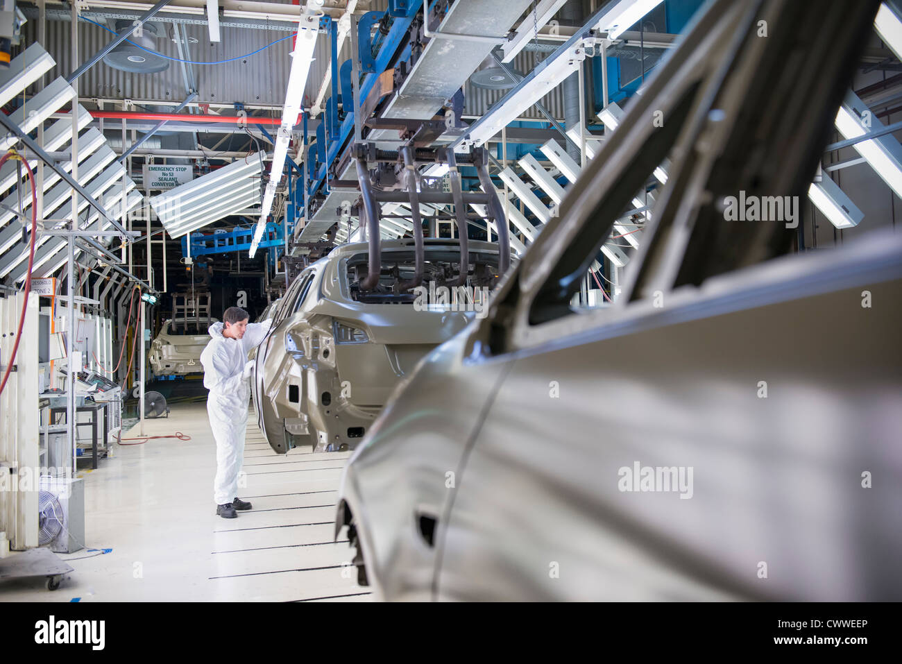 Car factory worker hi-res stock photography and images - Alamy