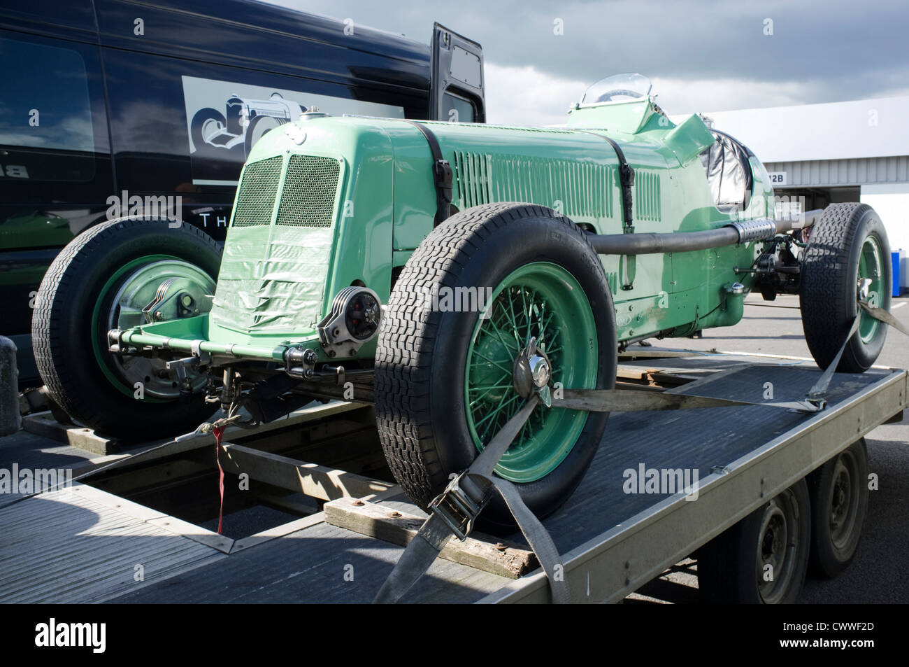 An ERA classic car at the VSCC Spring Start Event at Silverstone ...
