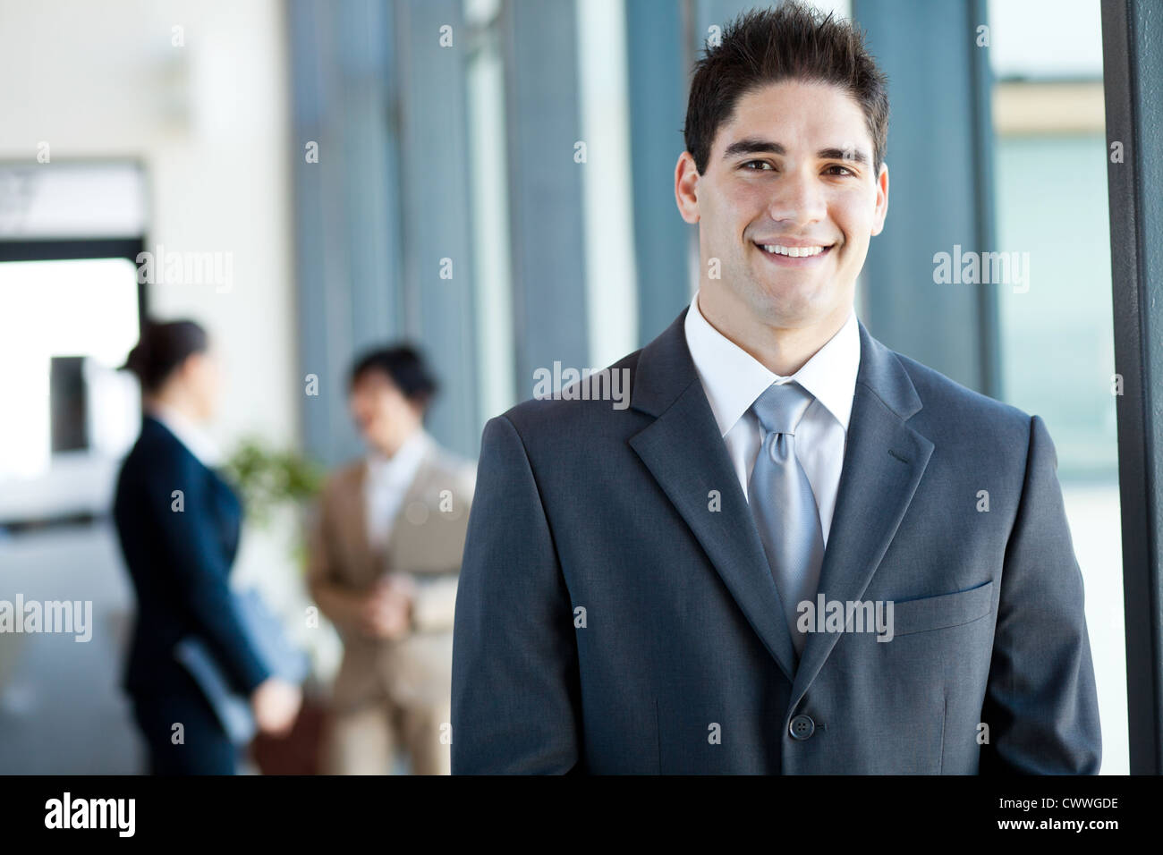 Happy modern dressed young hi-res stock photography and images - Alamy