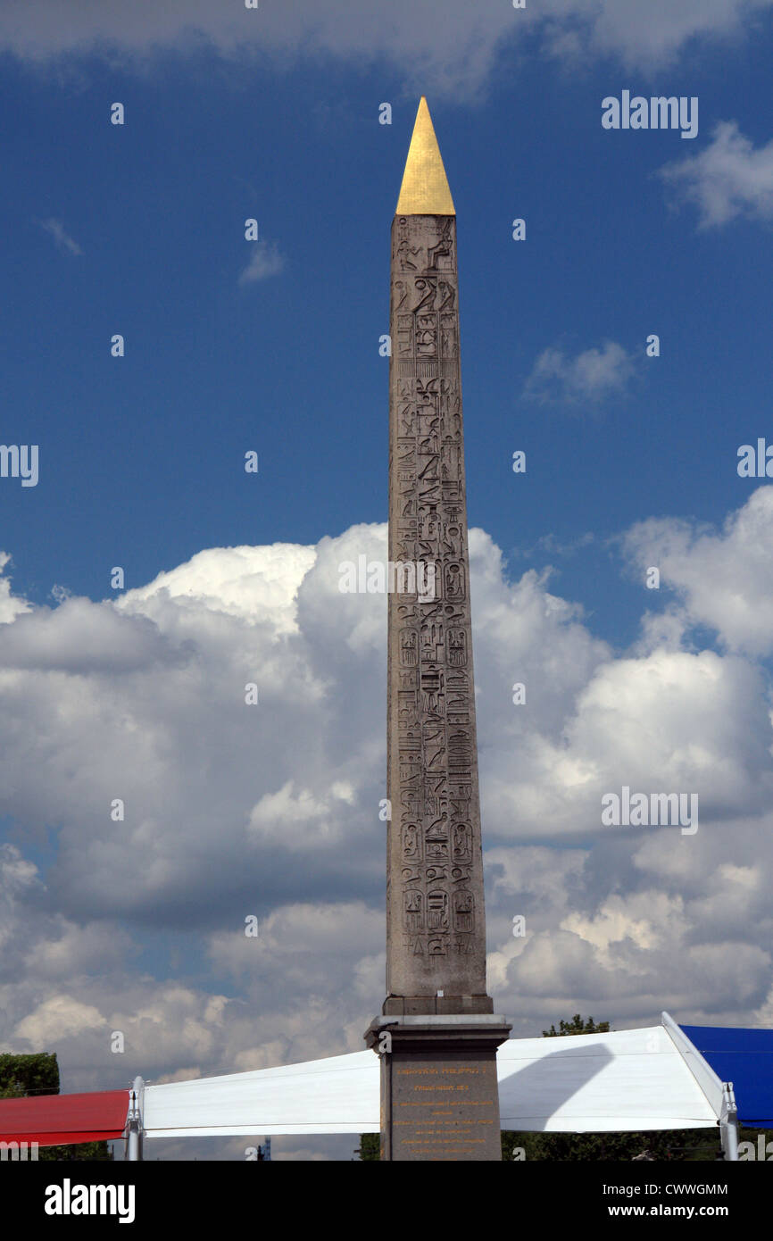 An Obelisk in Paris France Stock Photo - Alamy