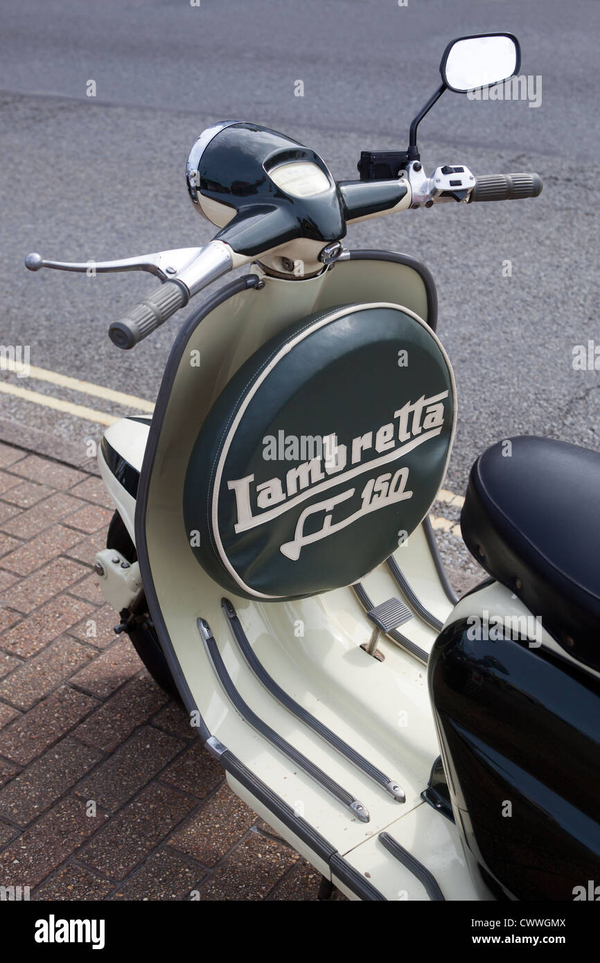 Classic Lambretta Scooter Stock Photo - Alamy