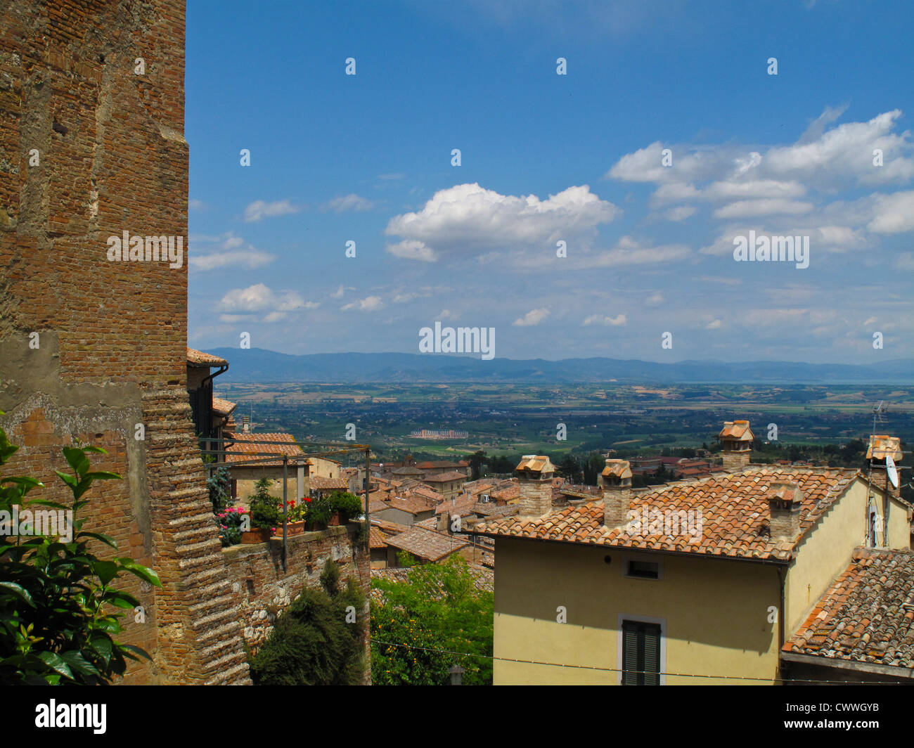 Montepulciano, old middle ages town in Tuscany, Toscana, Italy, Europa ...