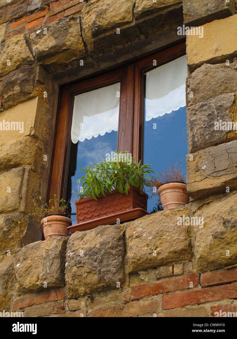 Montepulciano, Tuscany, Toscana, Italy, window in a old house Stock ...