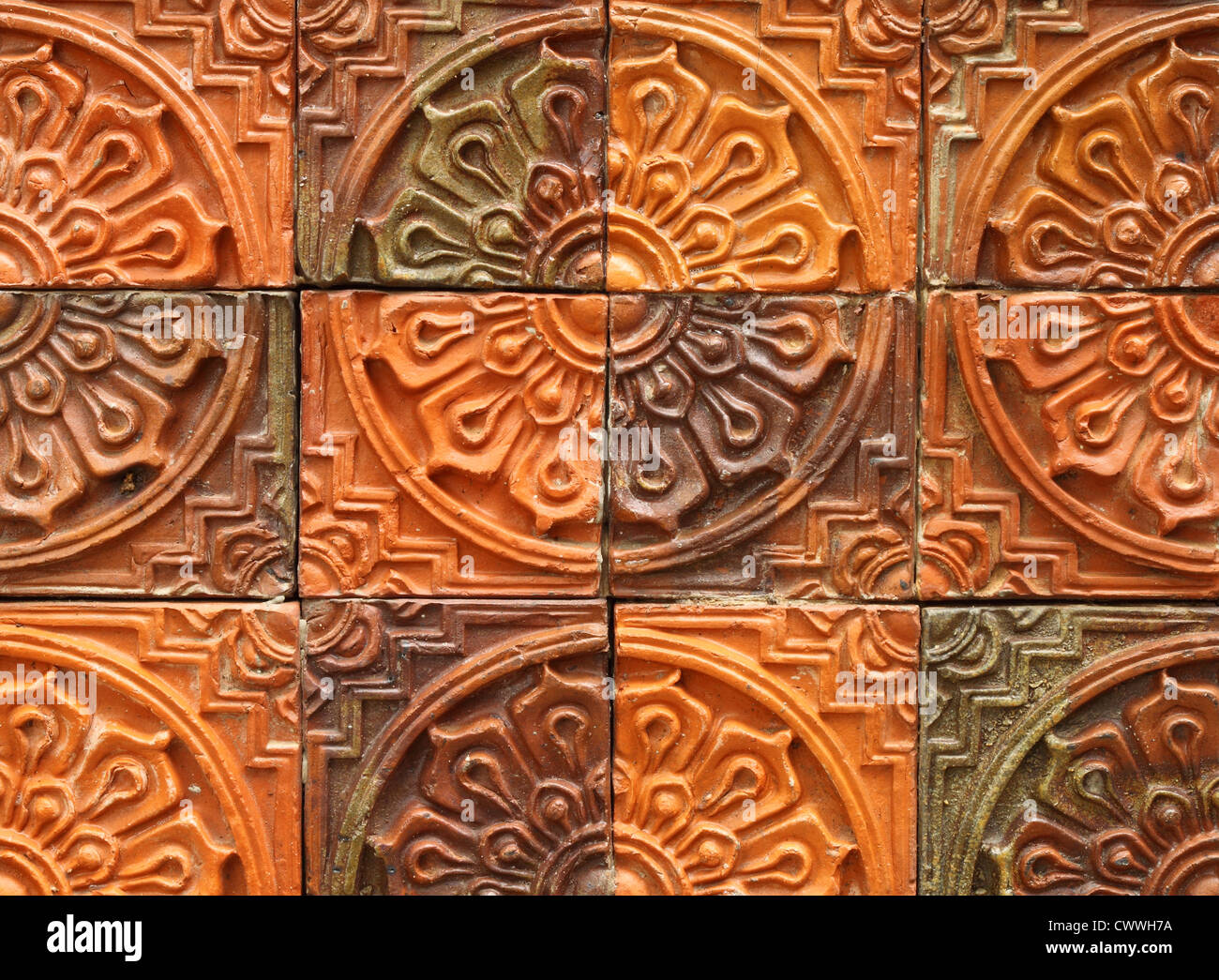 Tile is buddha texture Stock Photo - Alamy