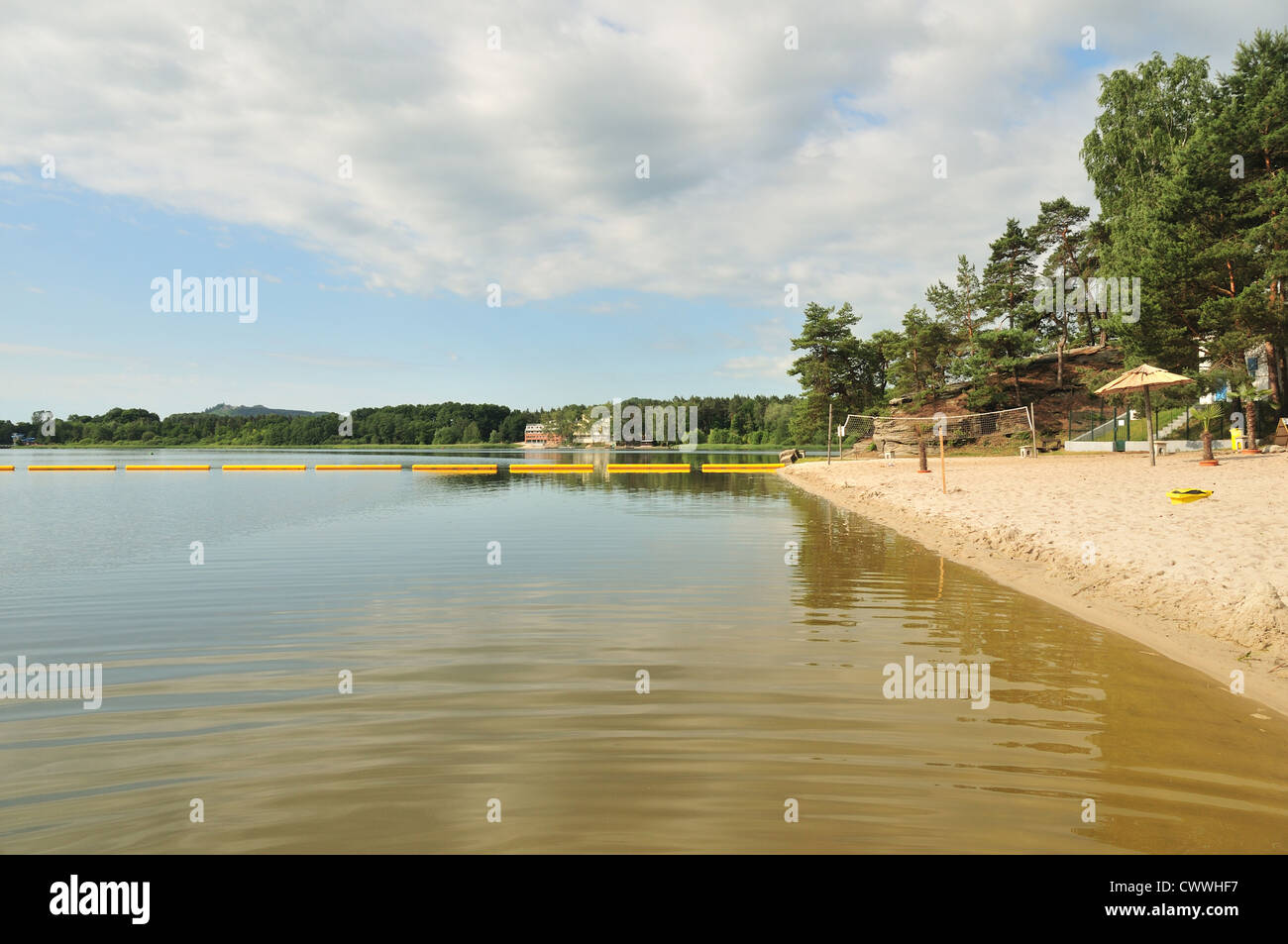 Machovo jezero - Macha's lake, Stare Splavy, Czech republic Stock Photo ...