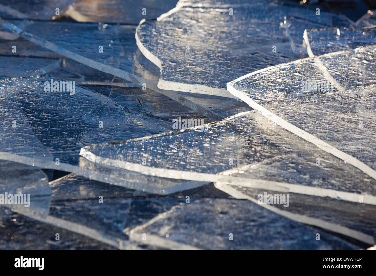 Layers of broken ice hi-res stock photography and images - Alamy