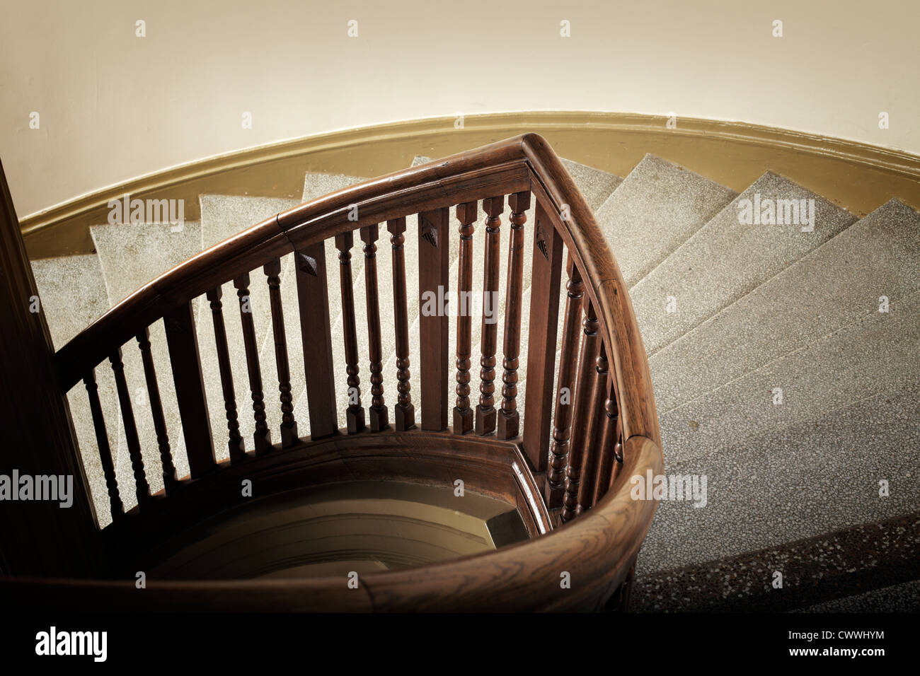 Staircase of an old house Stock Photo - Alamy