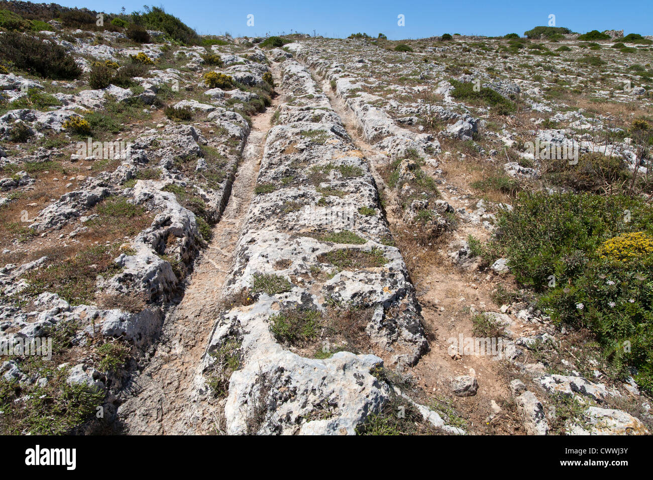 Mysterious cart ruts hi-res stock photography and images - Alamy