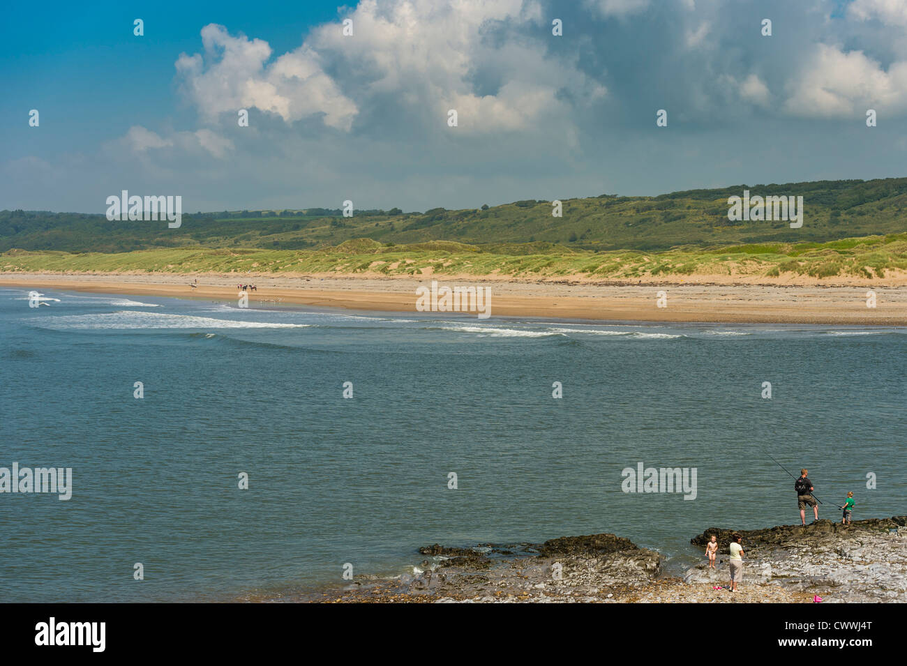 Traeth yr Afon beach and Merthyr Mawr warren national nature reserve ...