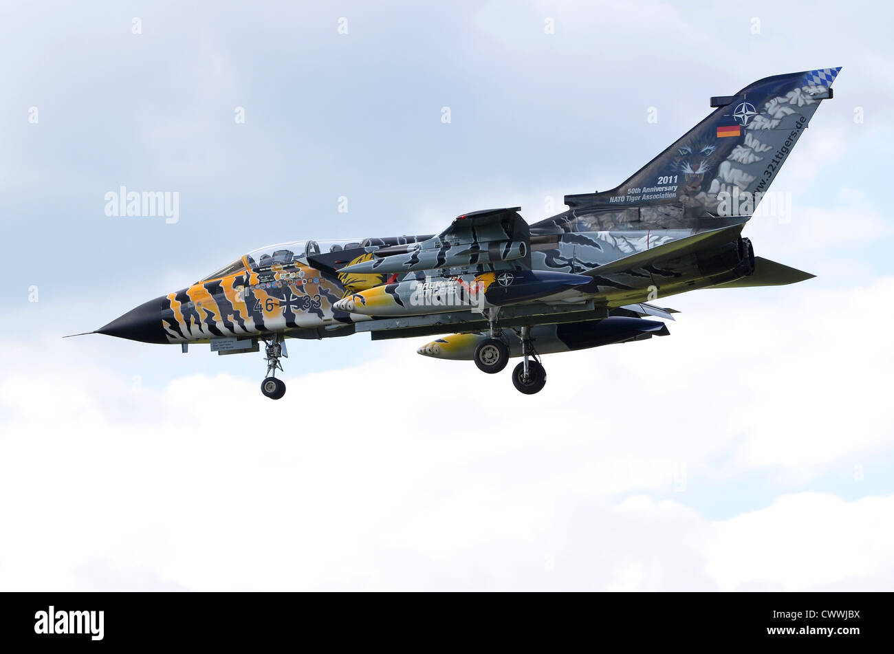 Tornado ECR in Tiger Meet markings operated by the German Air Force on ...