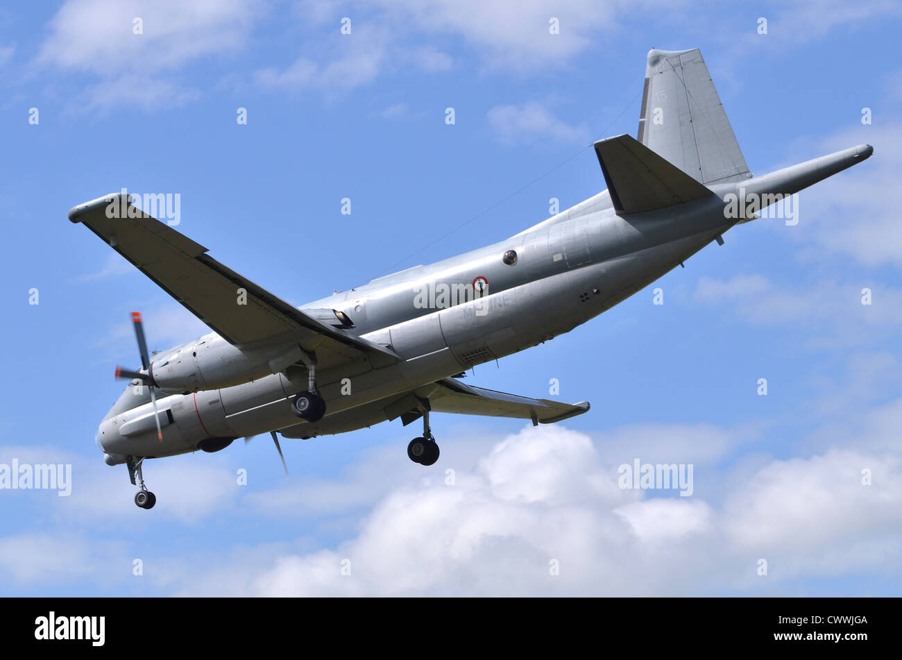 Dassault ALT-2 Atlantic 2 operated by the French Navy on final approach ...