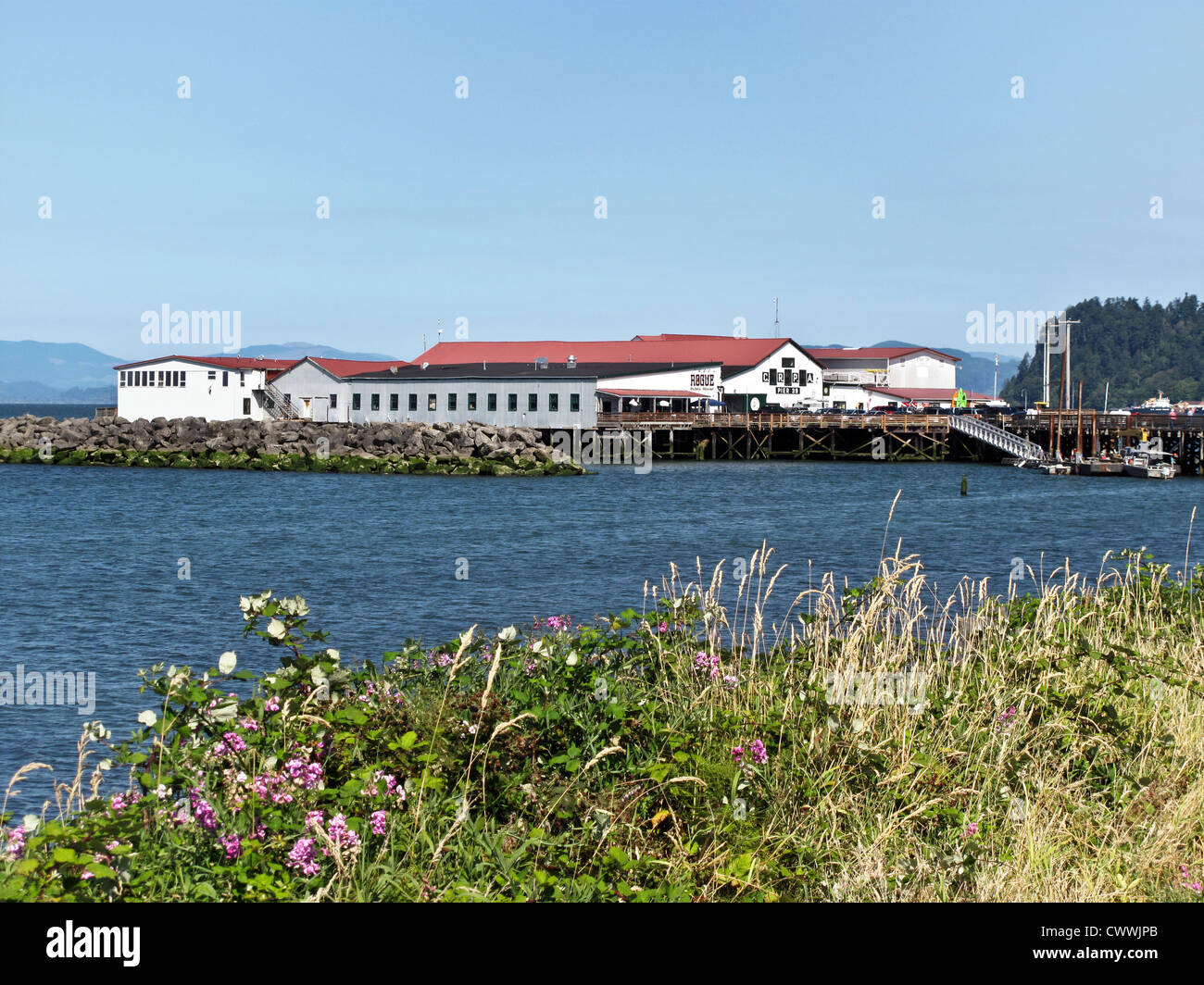 restored former waterfront cannery buildings now used for eateries ...