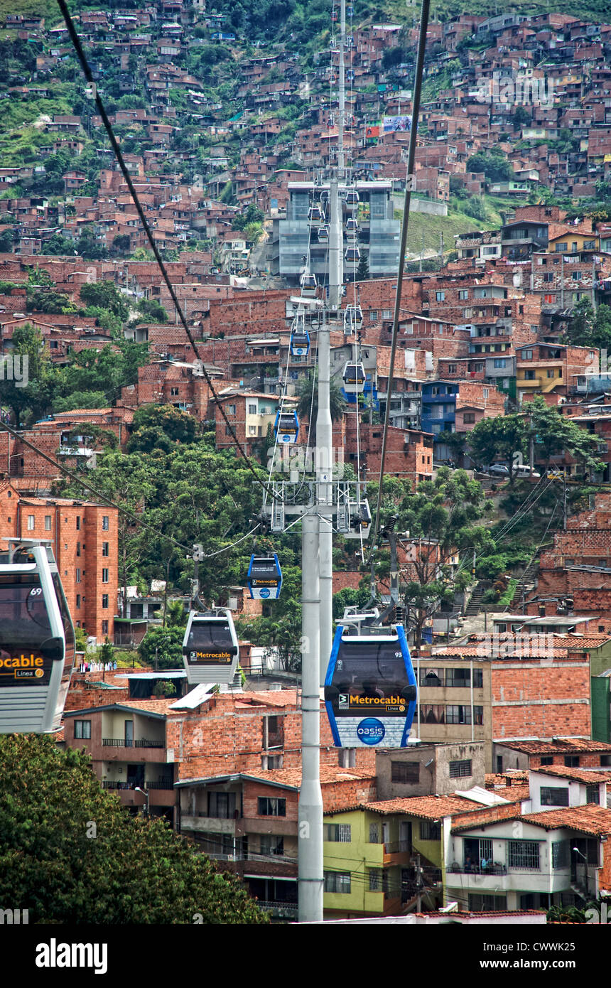 Funicular. Medellin,Colombia, South America Stock Photo - Alamy