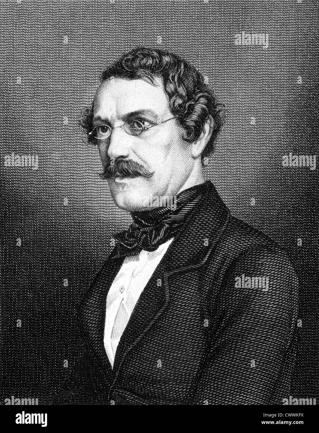 Count Anton Alexander von Auersperg (1806-1876) on engraving from 1859 ...