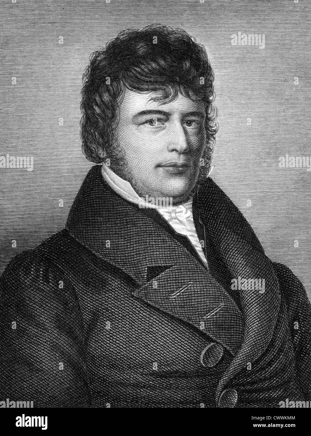 Ernst Emil Hoffmann on engraving from 1859 Stock Photo - Alamy