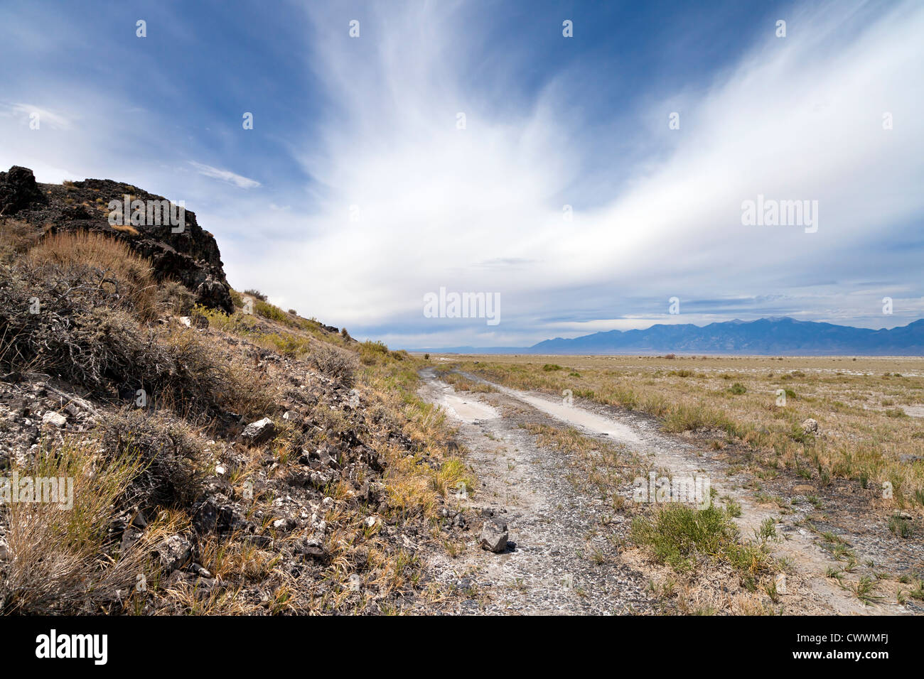 Pre-1918 alignment of the Lincoln Highway in Utah's Great Salt Lake ...
