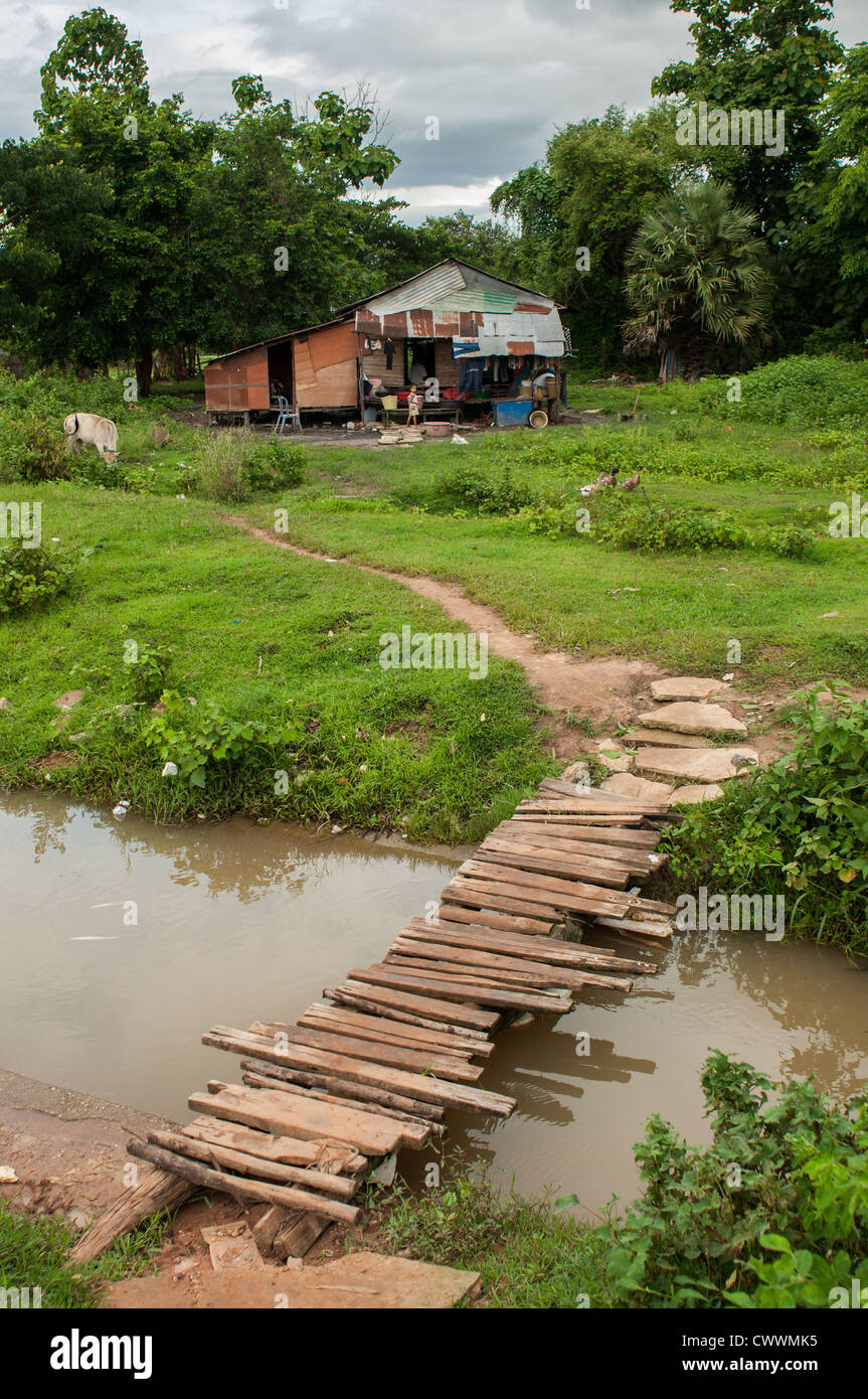 Mae Sot, close to the Burma border in Northern Thailand. Many Burmese ...