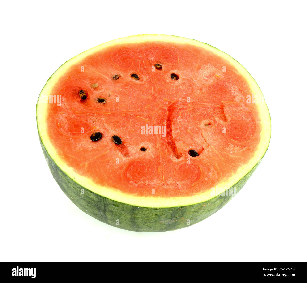 watermelon red on a white background Stock Photo - Alamy