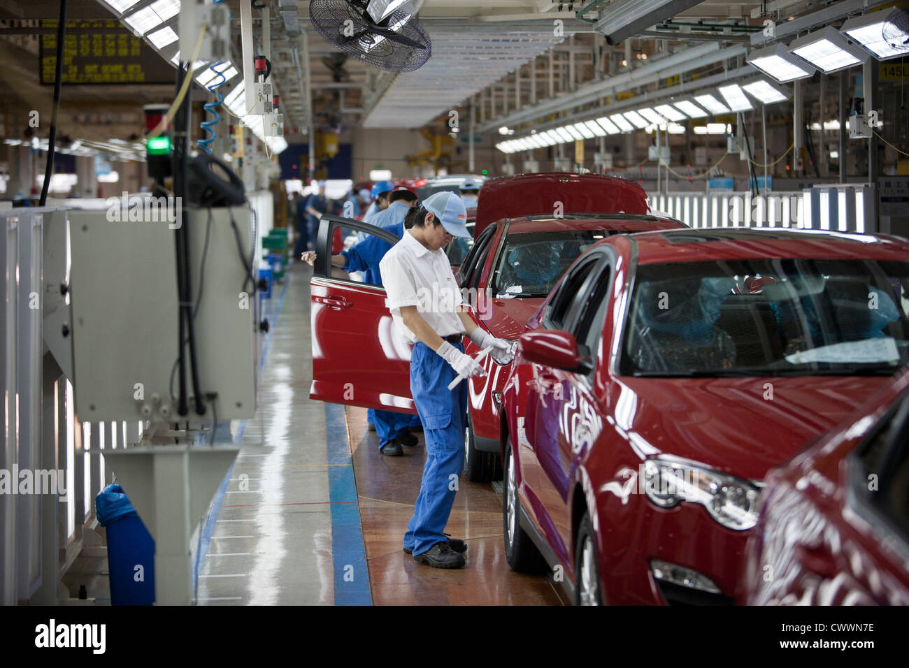 Roewe car factory of Shanghai Automotive Industry Corporation Stock ...