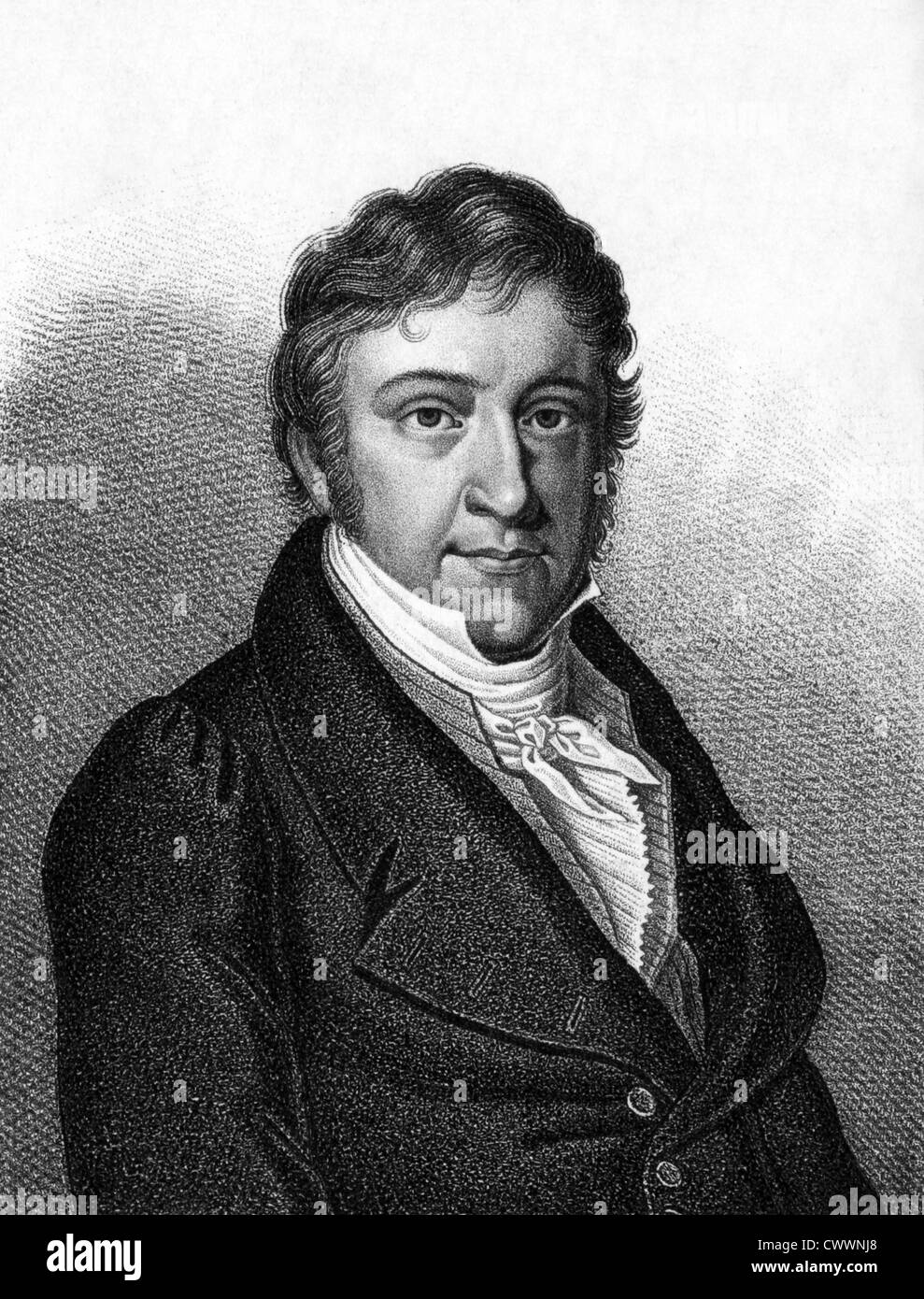 Johann Nepomuk Hummel (1778-1837) on engraving from 1859. Austrian ...