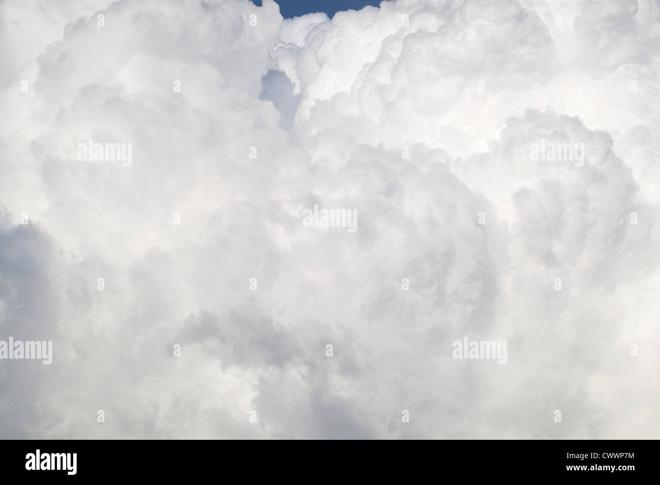 Blue sky with cloud formations Stock Photo - Alamy