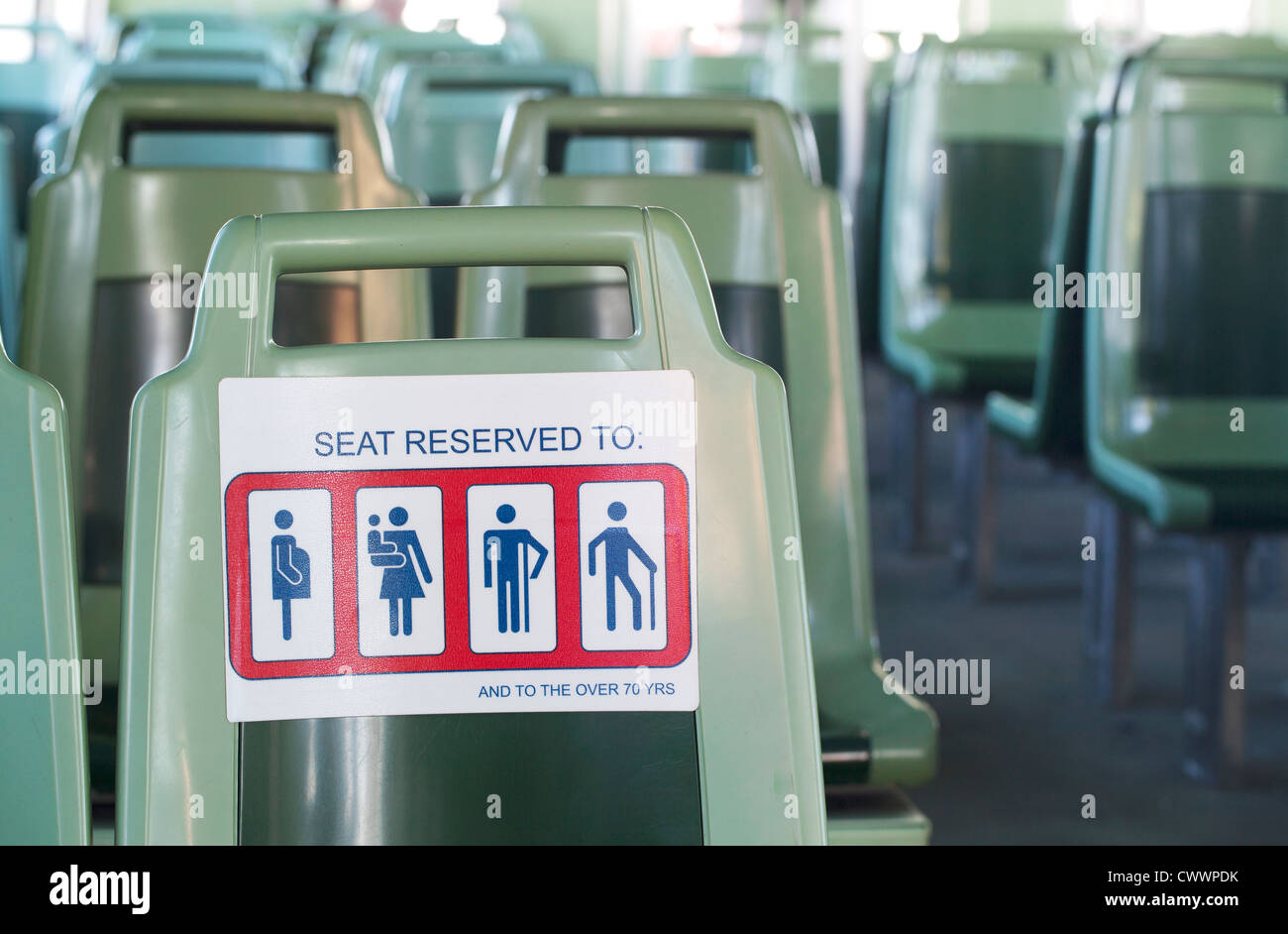 Reserved seating hi-res stock photography and images - Alamy
