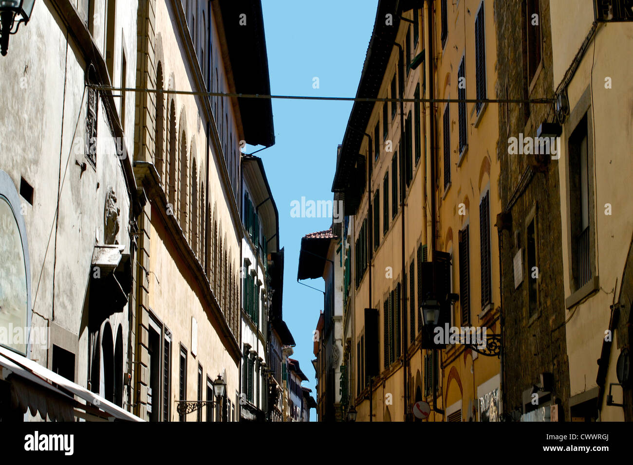 Traditional italian village alley, Florance, 2012 Stock Photo - Alamy
