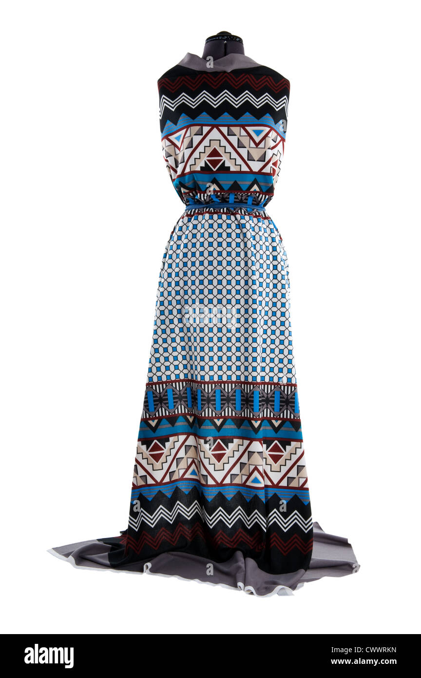 manufacturing women's clothing from fabric on a mannequin Stock Photo ...