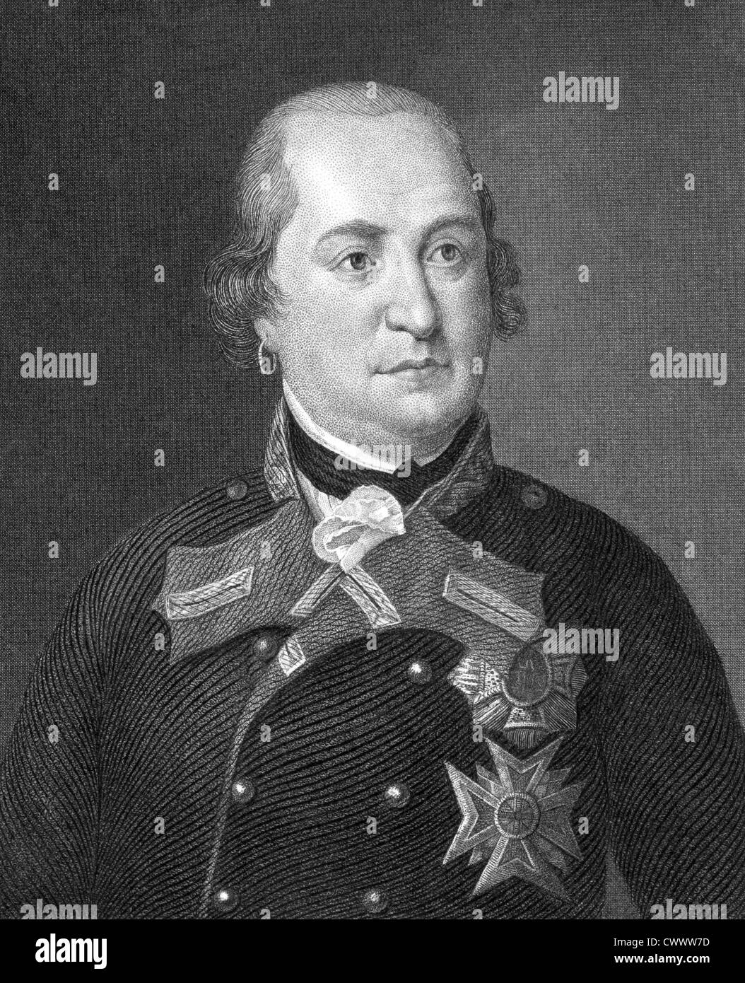 Maximilian I Joseph of Bavaria (1756-1825) on engraving from 1859. King ...