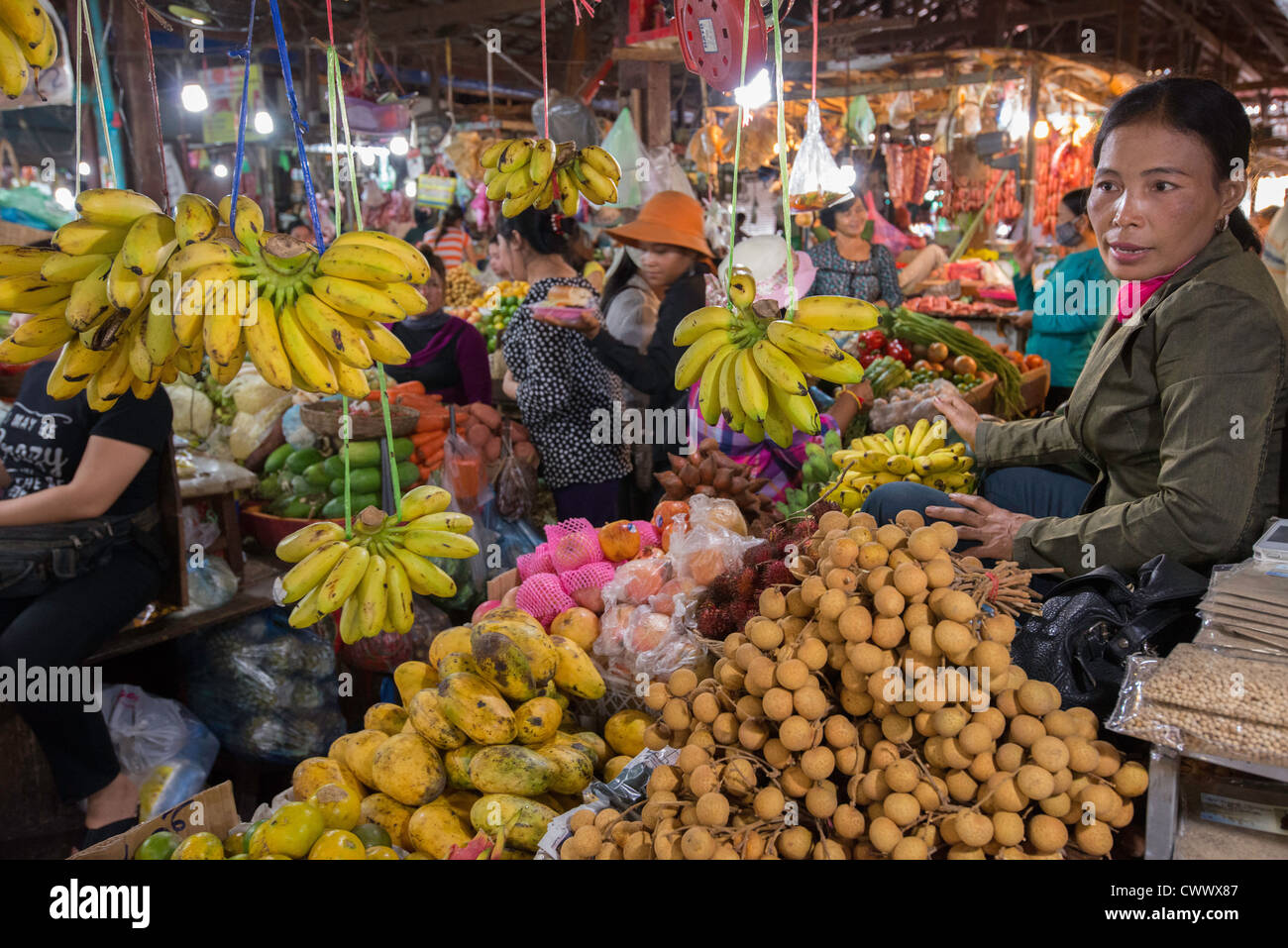 The market of Siem Reap, Cambodia Stock Photo - Alamy