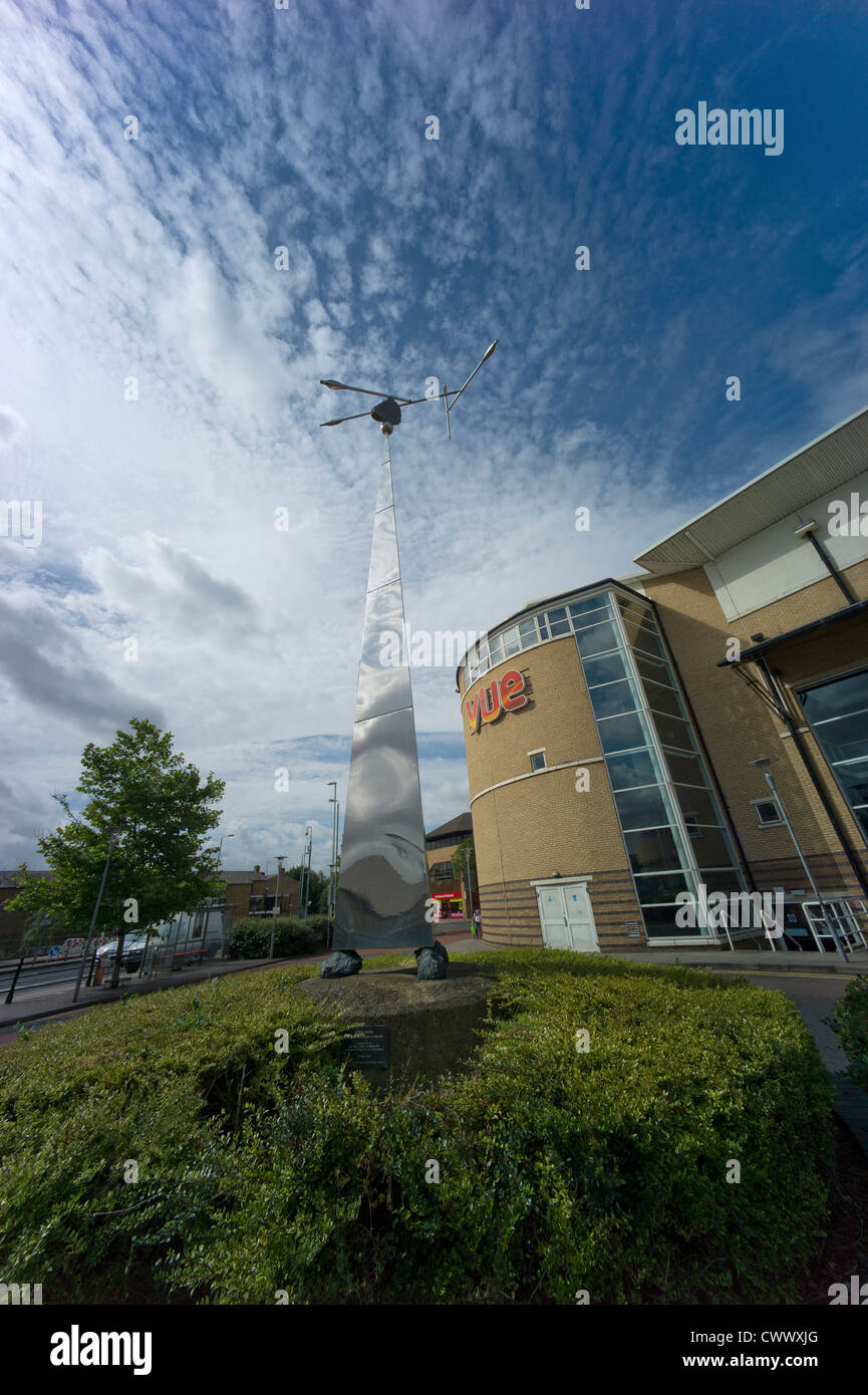 Arrows and Obelisk Structure Cambridge Stock Photo - Alamy