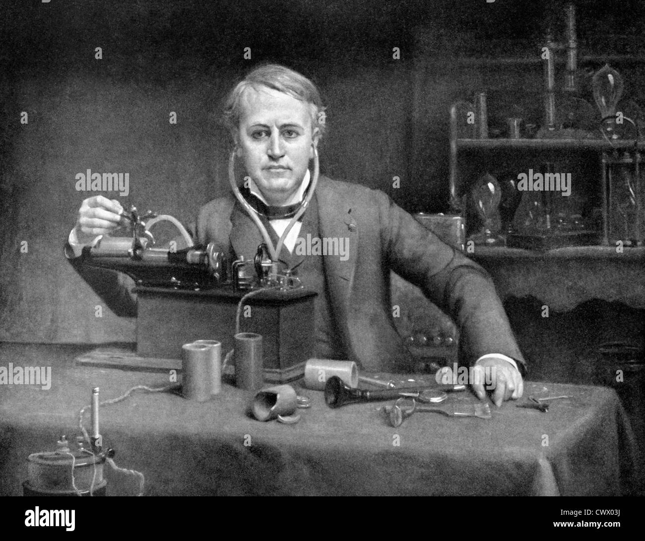 Thomas edison hi-res stock photography and images - Alamy