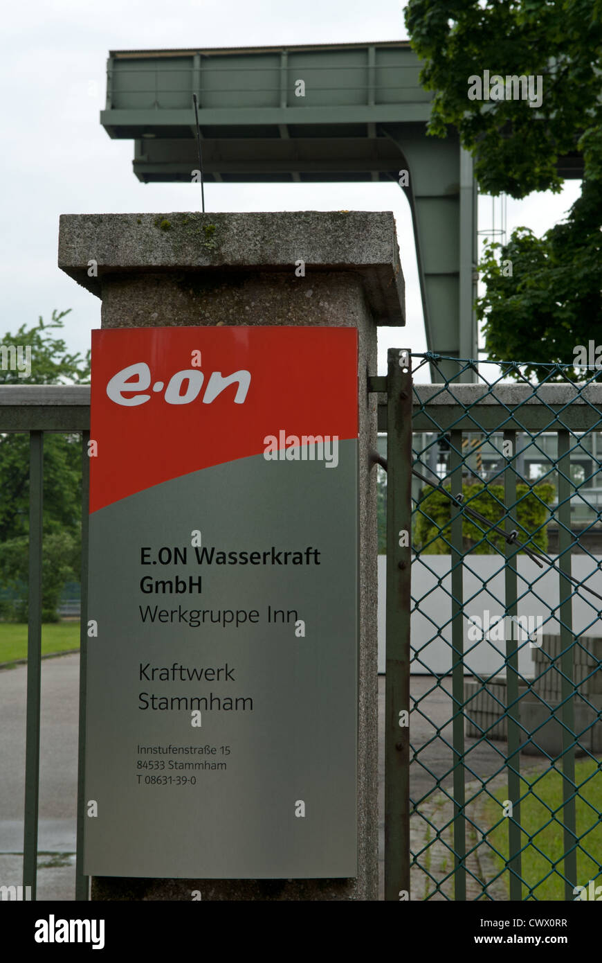 Hydroelectric power station Germany Stock Photo - Alamy