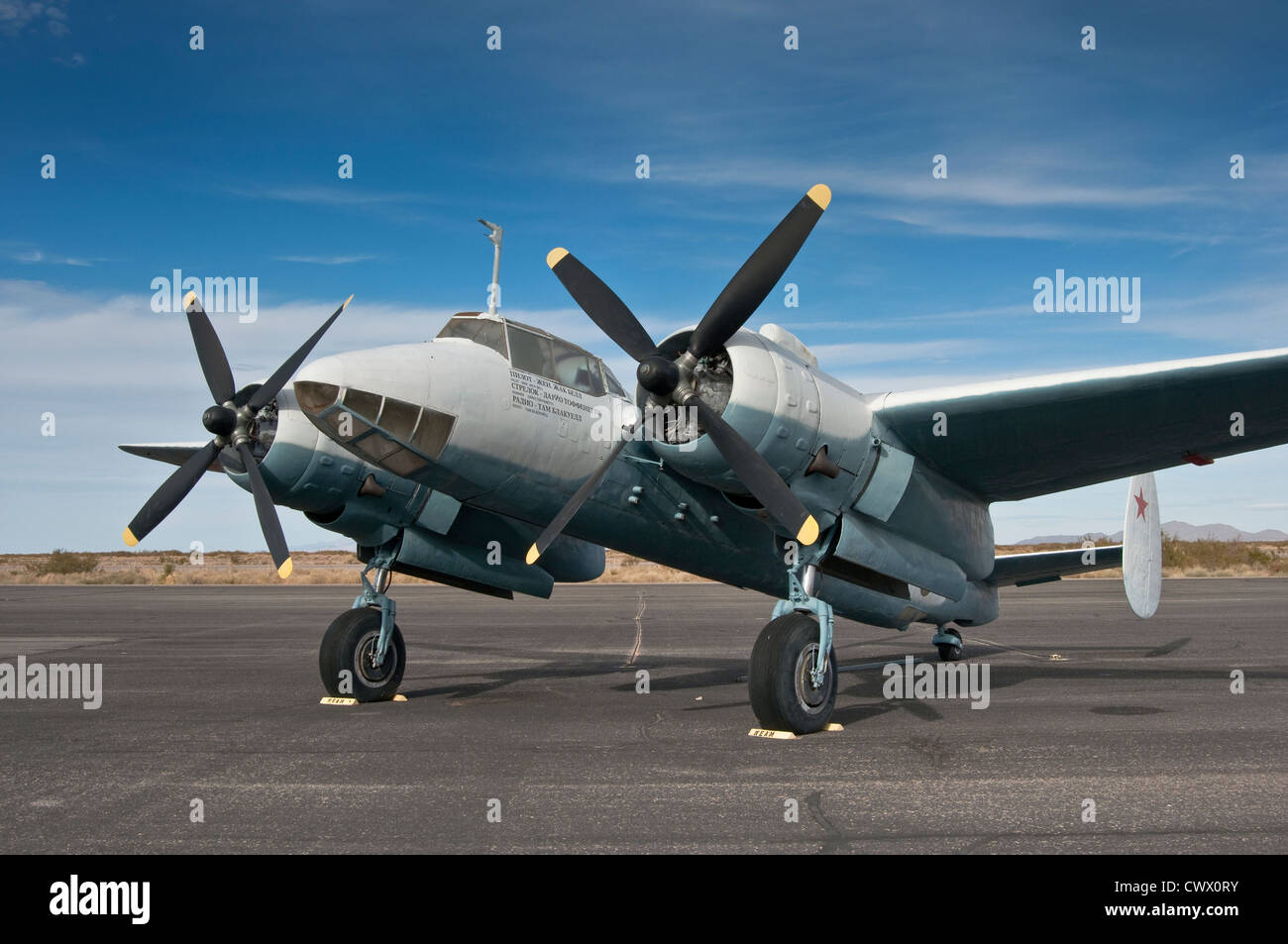 Tupolev Tu-2 Soviet medium bomber, at War Eagles Air Museum, Santa ...