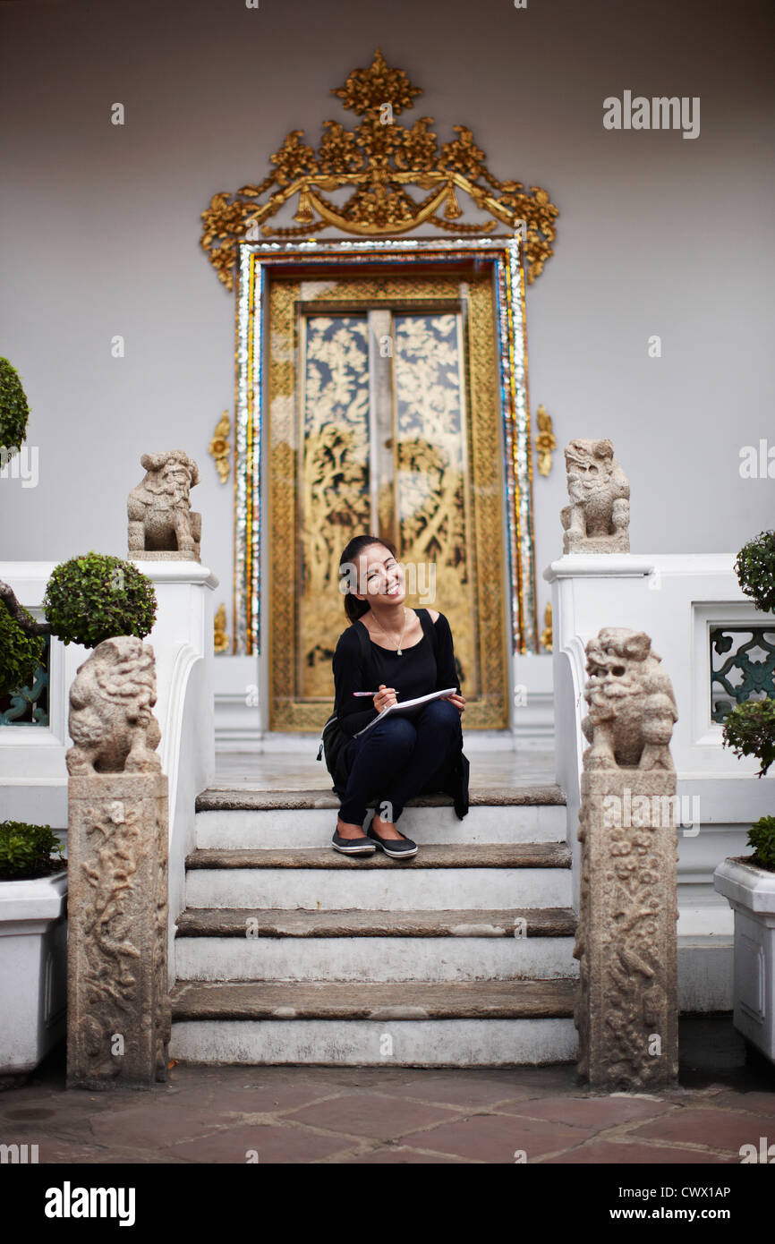 Temple writing hi-res stock photography and images - Alamy