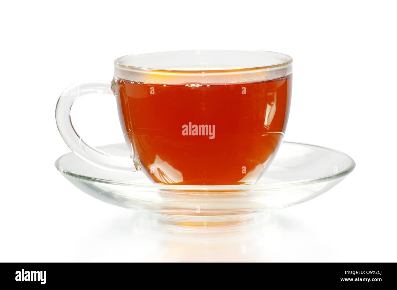tea in cup isolated on white background Stock Photo - Alamy