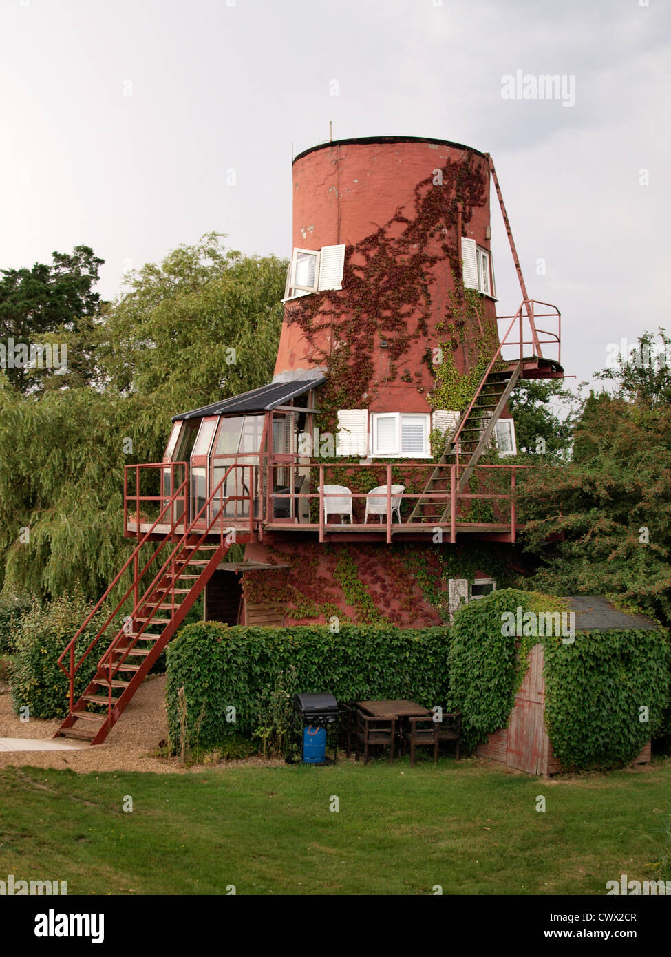 Windmill converted into a house hi-res stock photography and images - Alamy