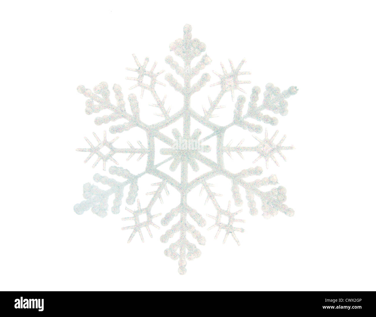 snowflakes isolated on white background Stock Photo - Alamy