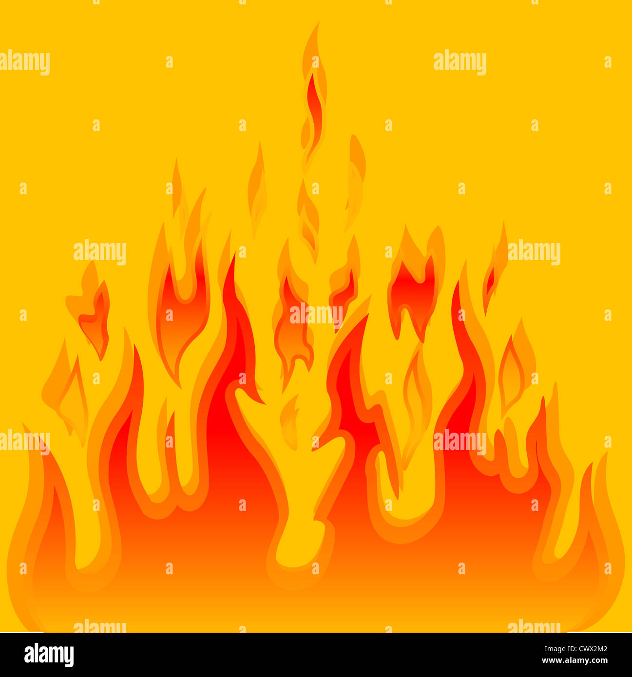 Burn flame fire vector background Stock Photo - Alamy