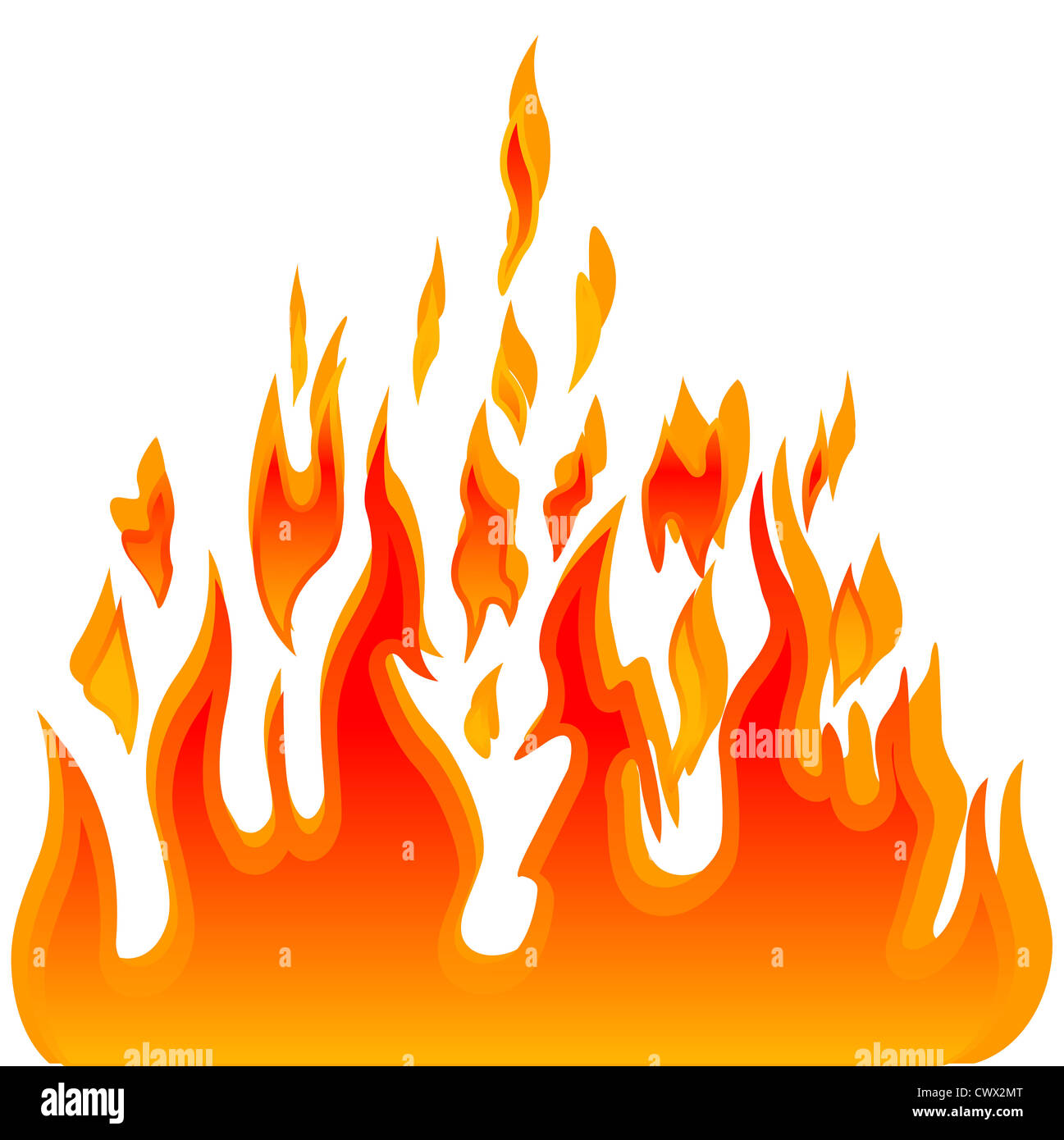Burn flame fire vector background Stock Photo - Alamy