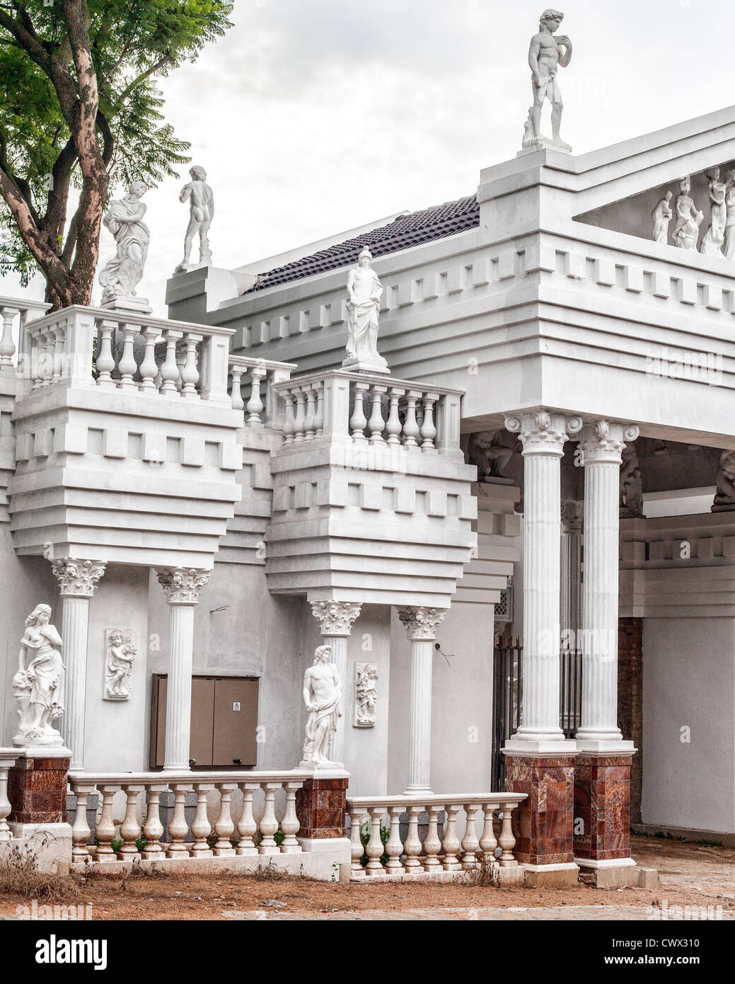 Pulling out all the stops ! An ornate classical Greco-Roman building ...