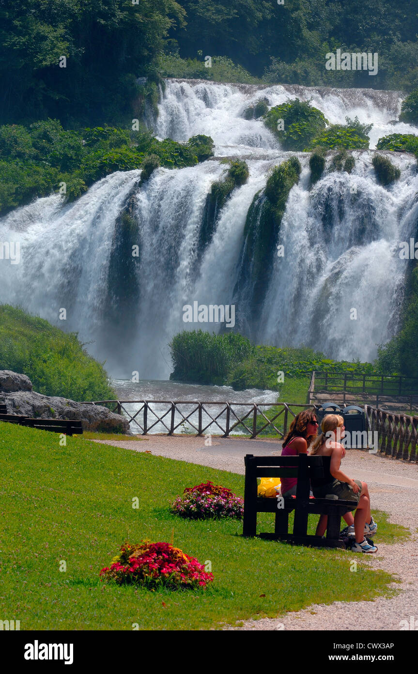Marmore waterfalls, Cascata delle Marmore, Marmore Falls, Valnerina ...