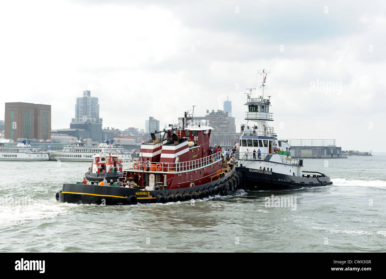 During the annual Great North River Tugboat Race and Competition on the ...