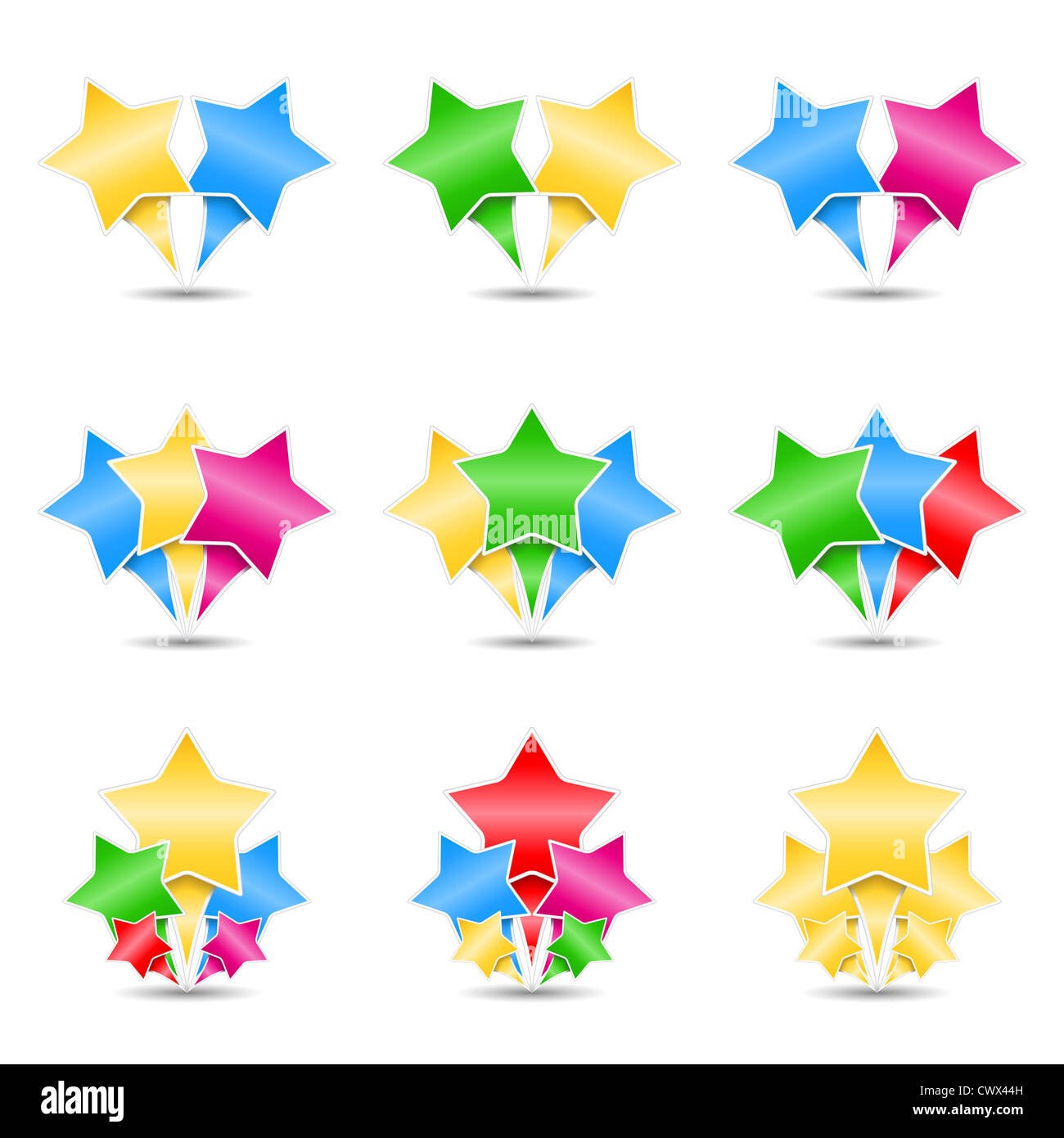 3d Stars Design